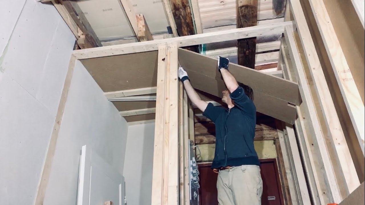 Renovation: ceiling insulation, wood fibre board. - YouTube