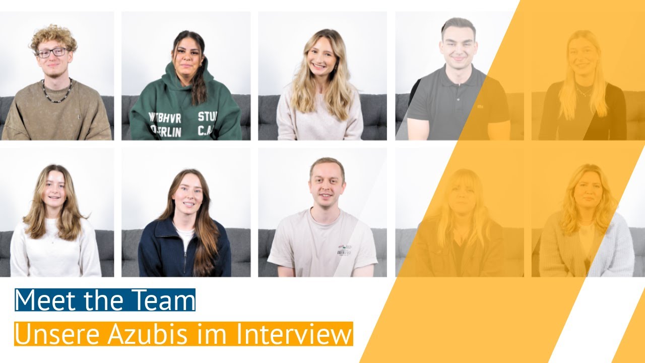 Meet the Team: Unsere Azubis im Interview - YouTube