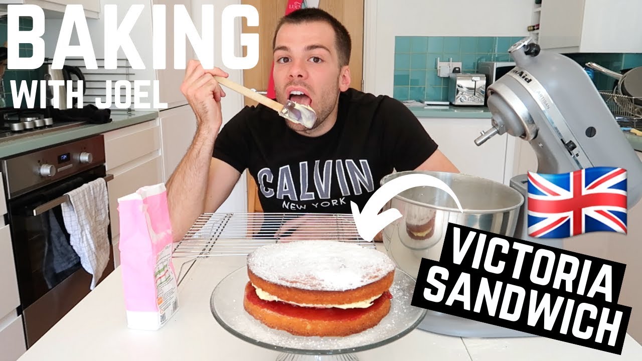 Classic Victoria Sponge Cake! | British Bakes - YouTube