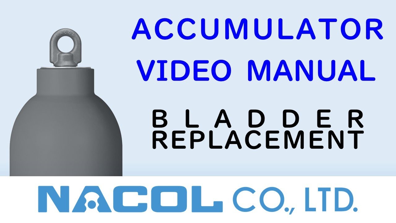 VIDEO MANUAL "BLADDER REPLACEMENT" - YouTube