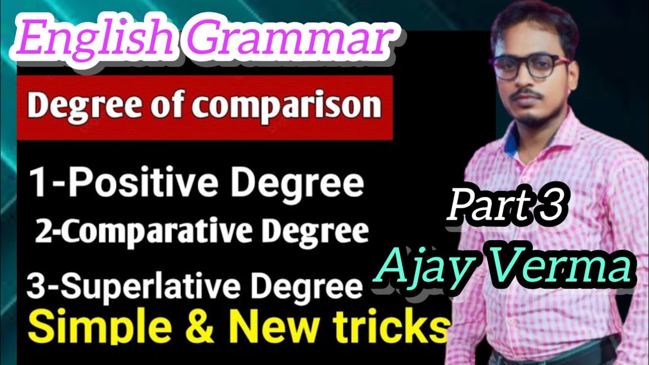 Degree Adjective ( English Grammar) Types of Degree,Positive ...