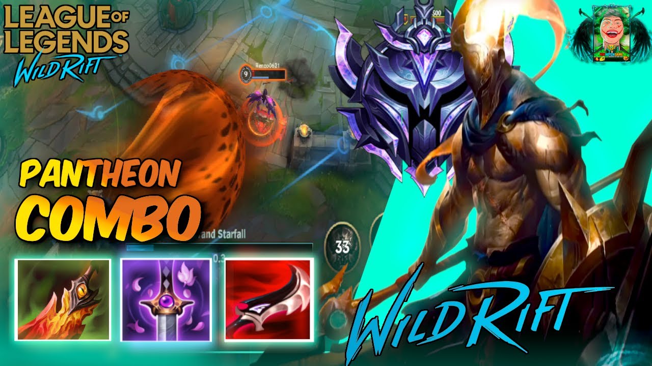 WILD RIFT PANTHEON BEST BUILD AND GUIDE AND COMBO - FULL GAMEPLAY ...