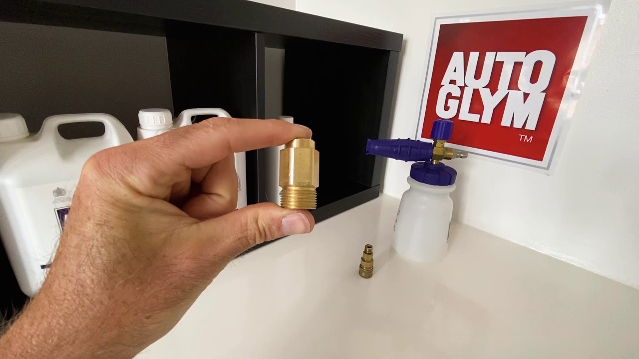 How to fit a Kranzle Adaptor to the Autoglym Polar Blaster - YouTube
