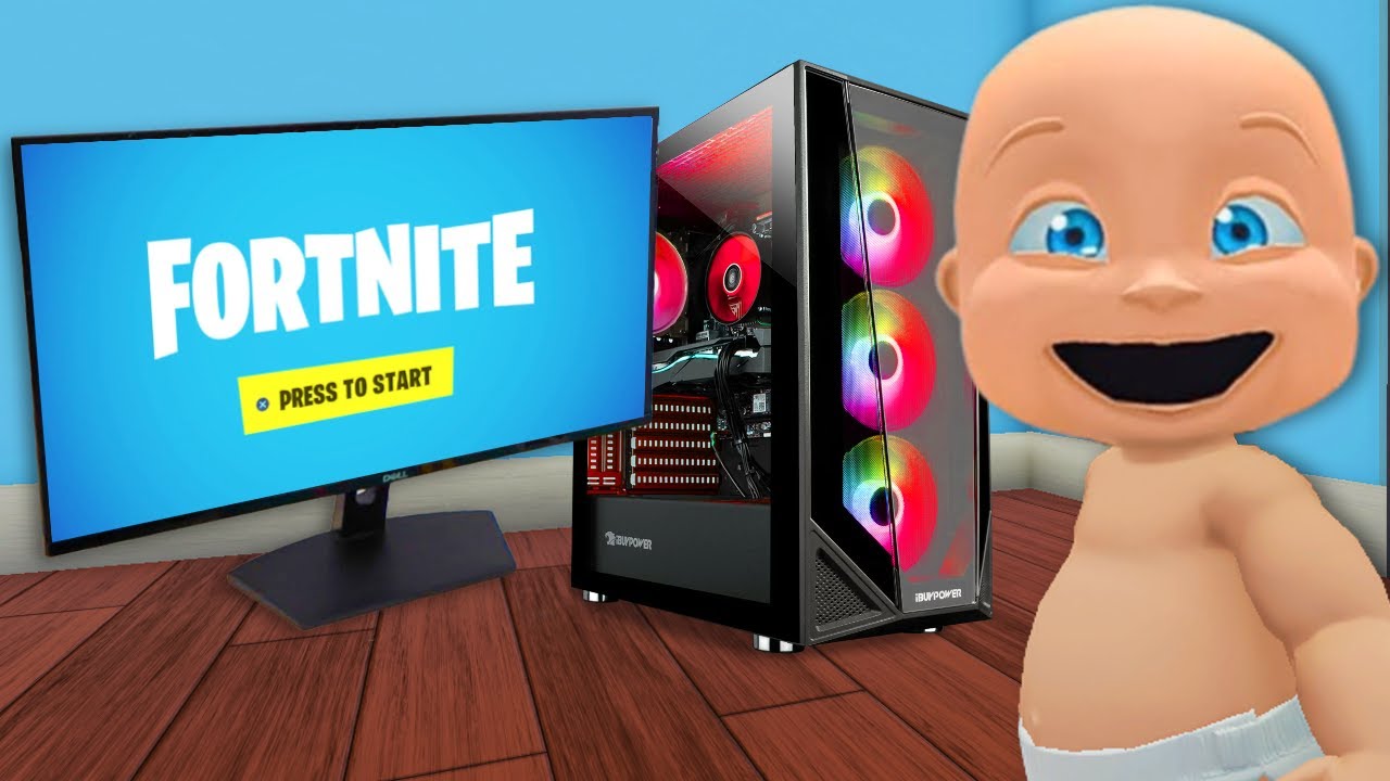 Baby Gets GAMING SETUP! - YouTube