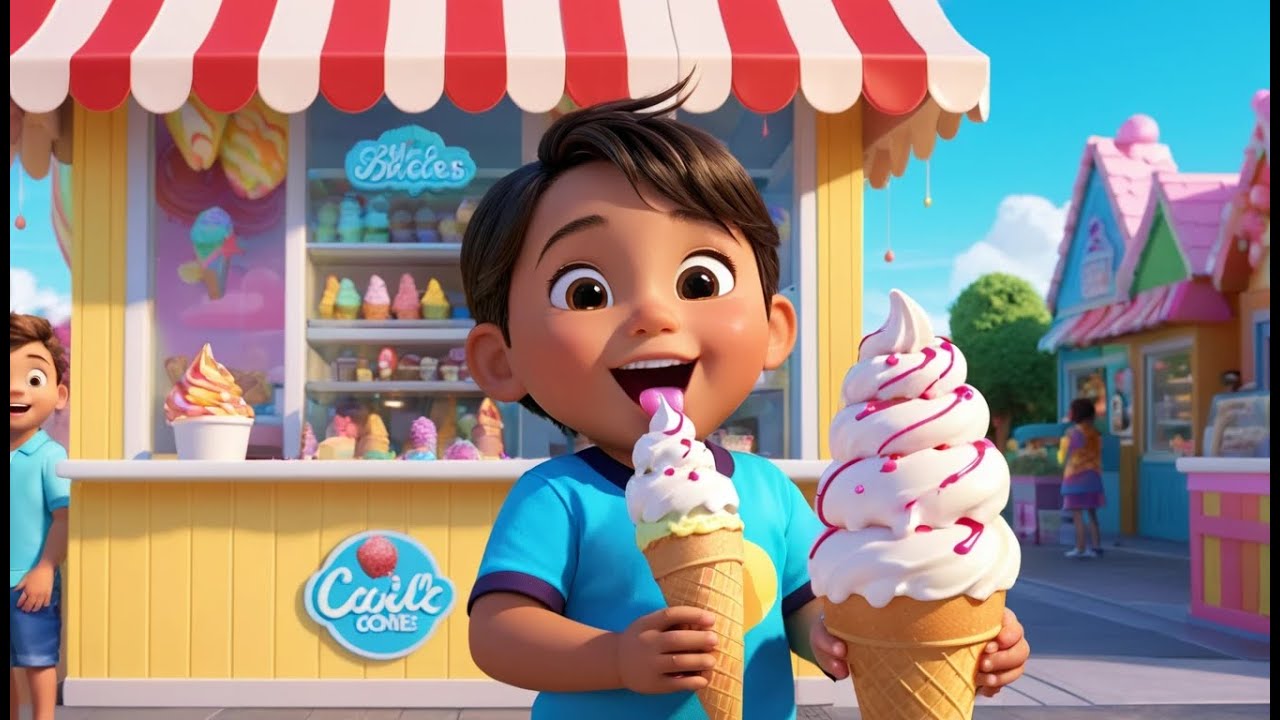 The Ice Cream Bridge Melts Away Rhyme Song | Popular Nursery Rhyme ...