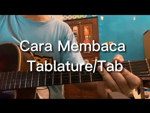 Cara baca Tablatur/Tab pada gitar - YouTube