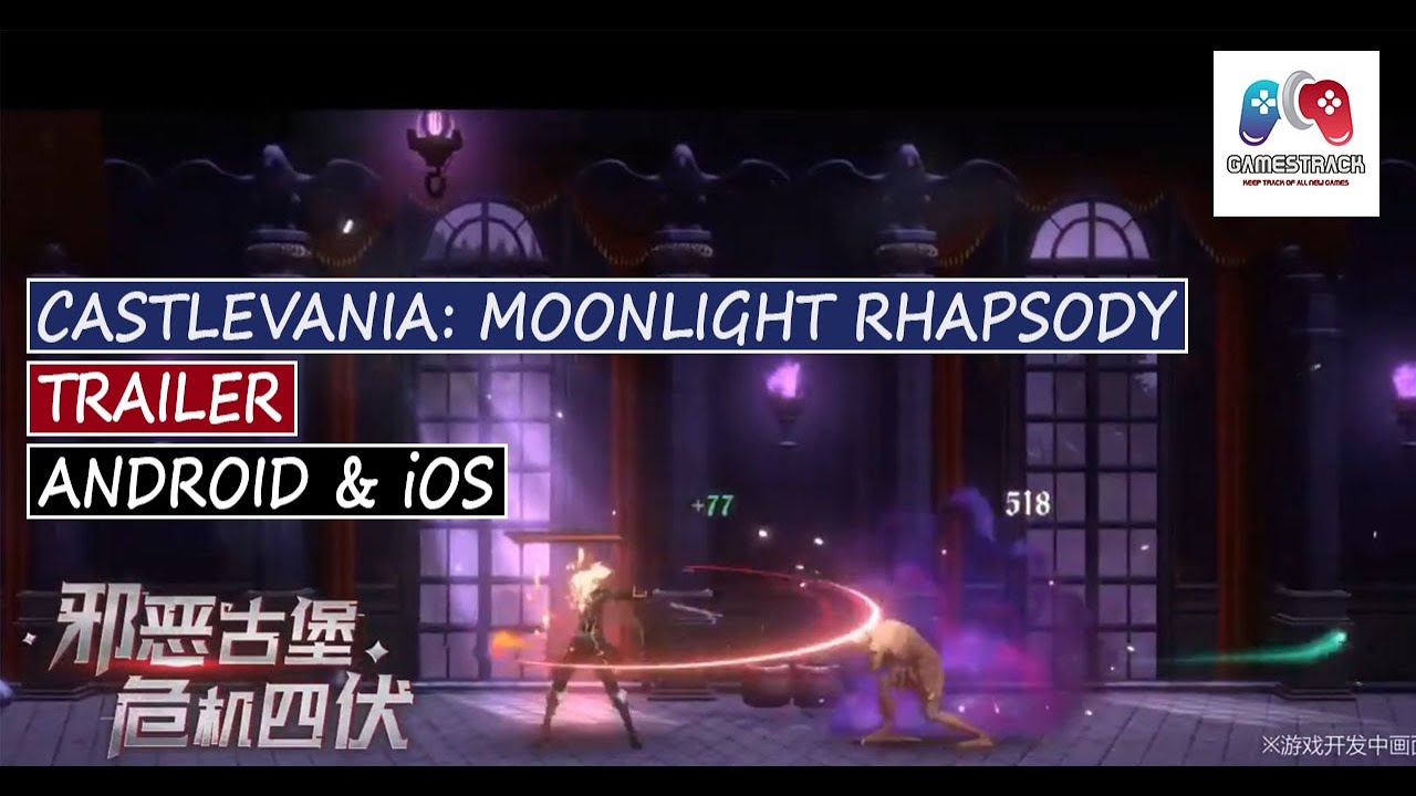 Castlevania: Moonlight Rhapsody Trailer - Android & iOS | GamesTrack ...