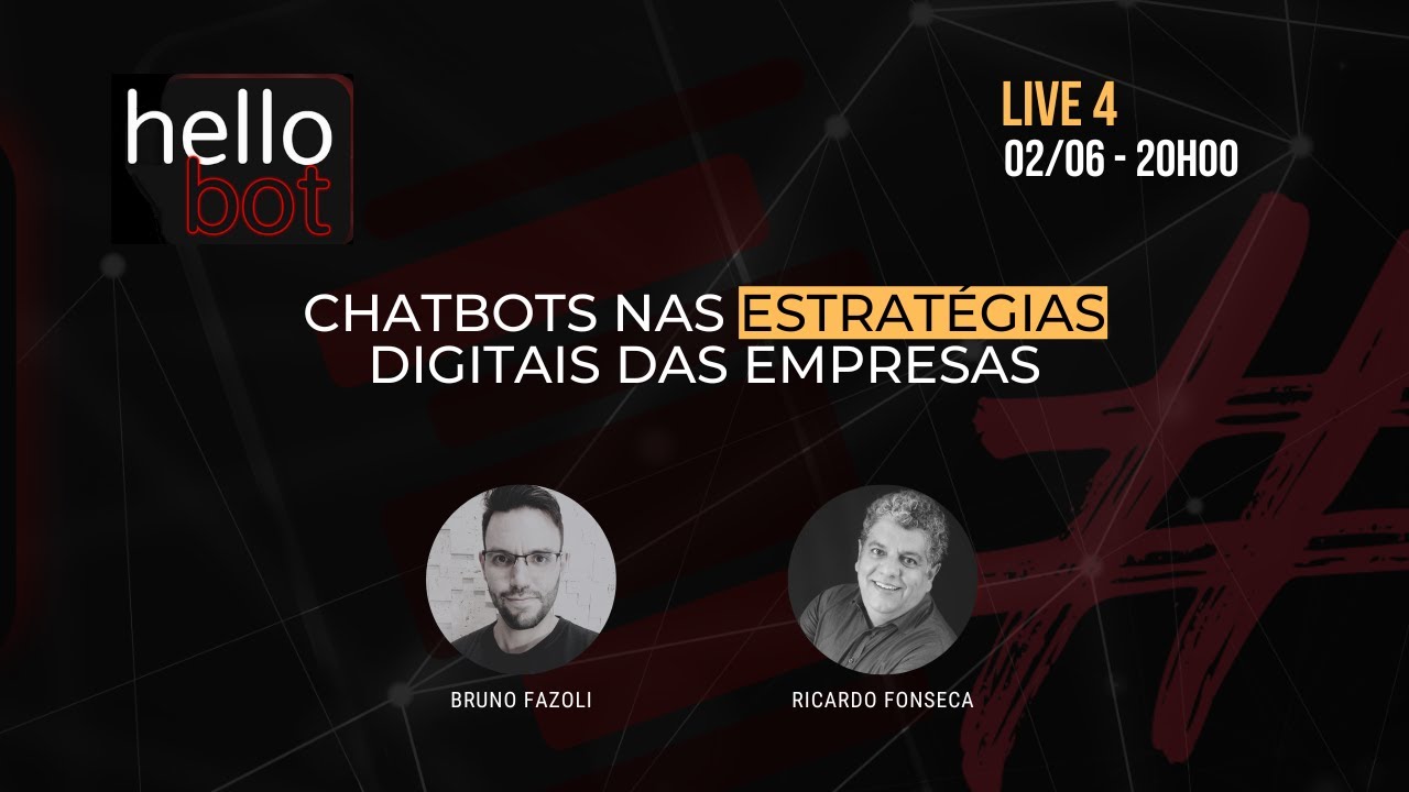 [Hello Bot] LIVE 4/5 Chatbots nas Estratégias Digitais das Empresas ...