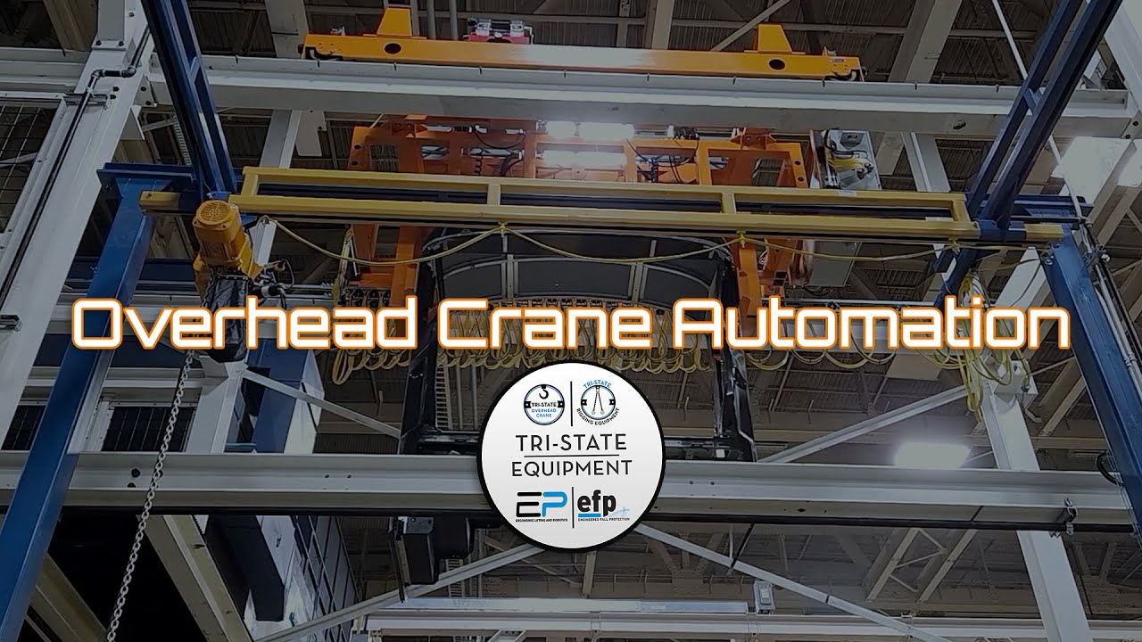 Overhead Crane Automation for Cab Transfers - YouTube