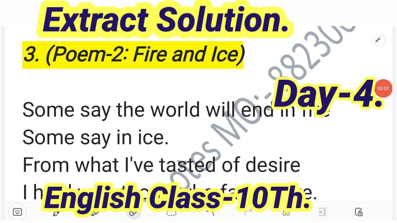 Class-10th English Extract Solution, exam 2024. - YouTube