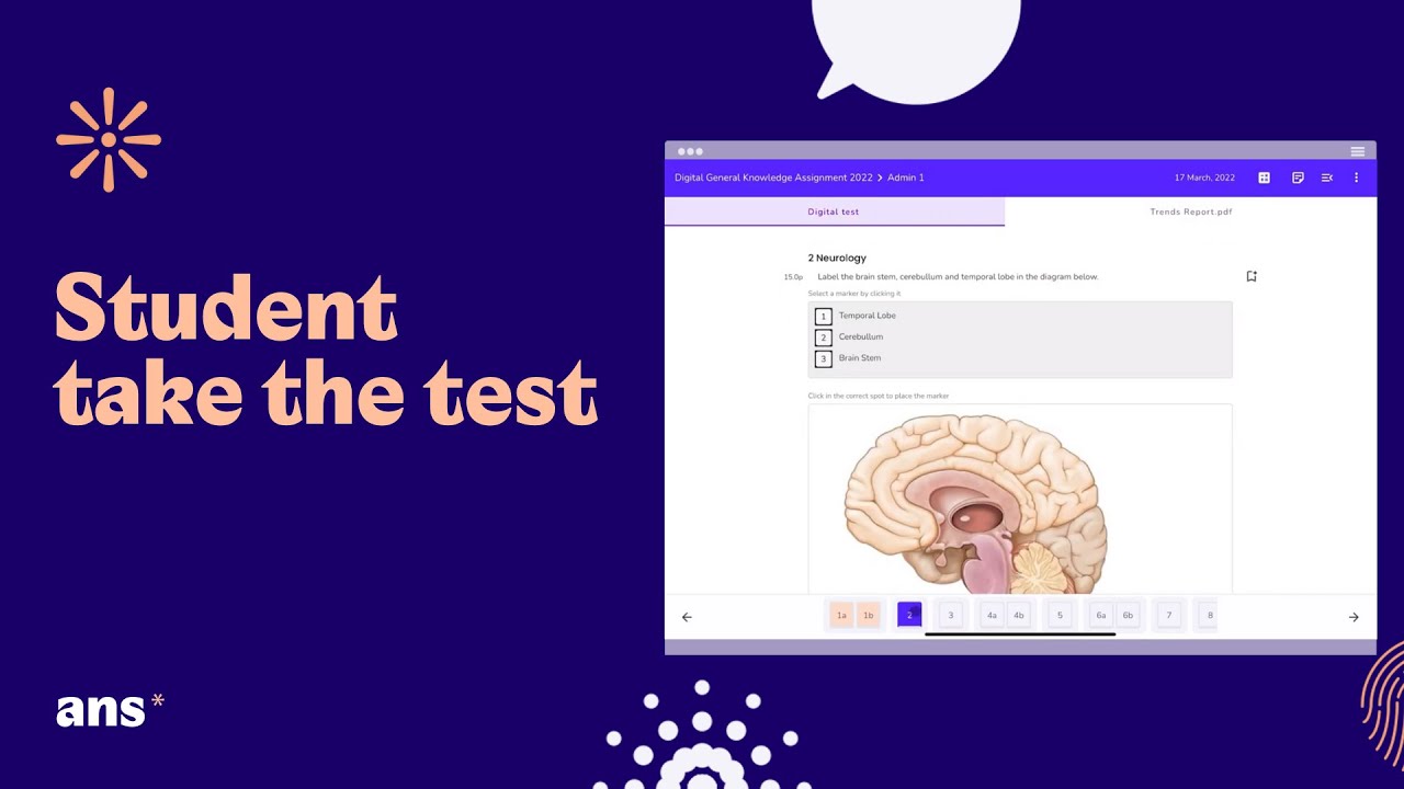 how-to-take-the-test-in-ans-youtube