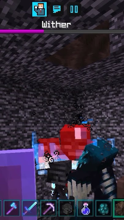 Wither Vs Warden Minecraft Youtube