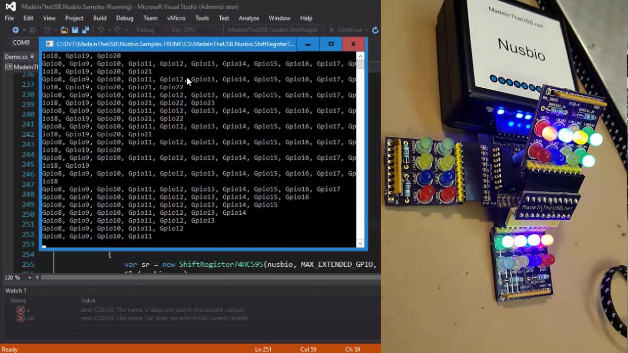 21 GPIO Extension for Windows and C# - YouTube