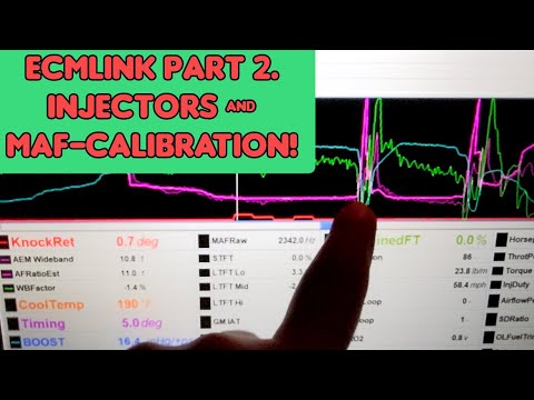LEARNING ECMLINK V3 (pt.2) injector scaling- idle tuning- maf ...