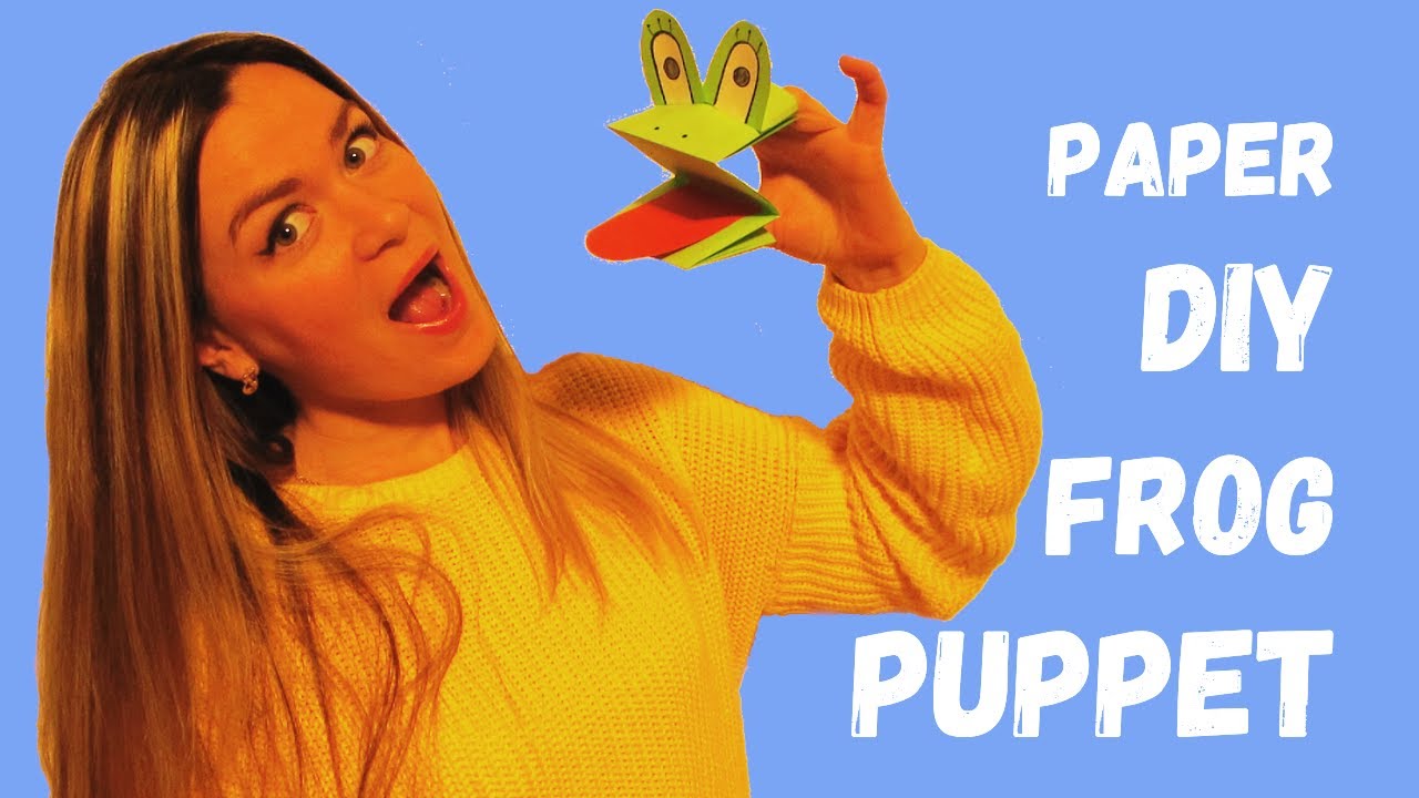 How To Make A Paper Frog Puppet Creative DIY Projects YouTube How To Make A Paper Frog Puppet Creative DIY Projects YouTube