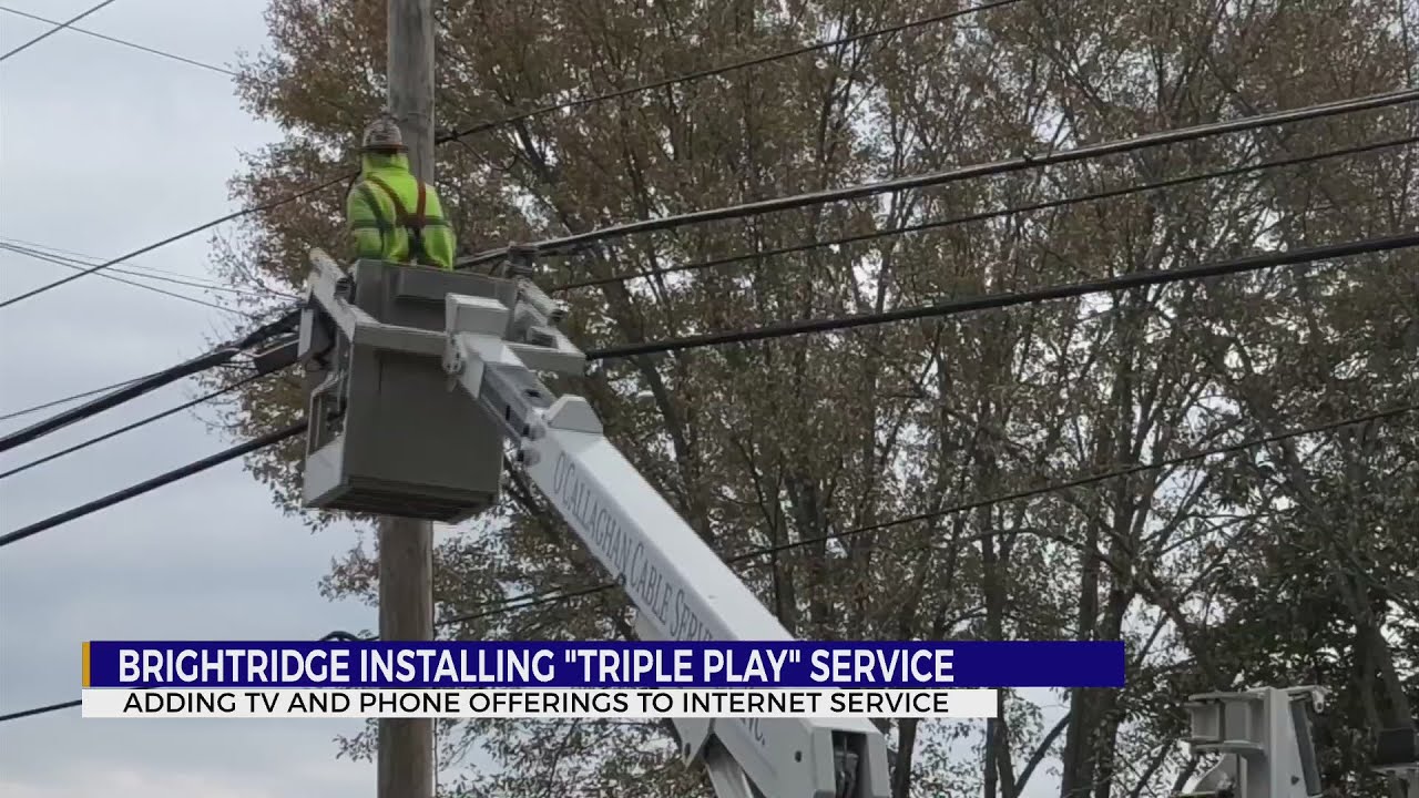 BrightRidge enters TV land, now offering "triple play" - YouTube