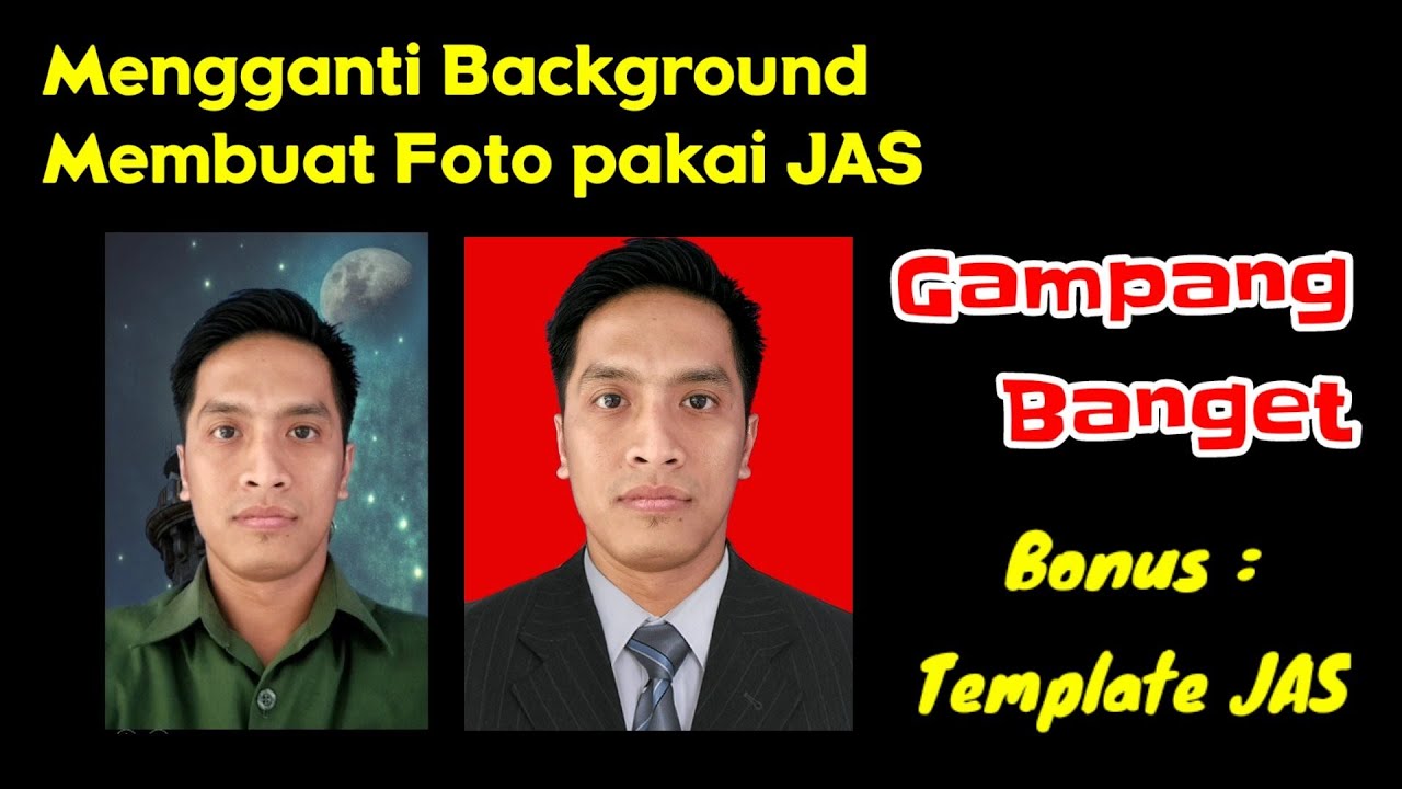 Tutorial Solutif Cara Edit Background Foto dan pakai Jas di HP android ...