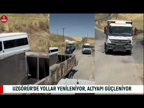 Bulanık’ın Uzgörür Beldesi'nde yol ve altyapı çalışmaları sürüyor