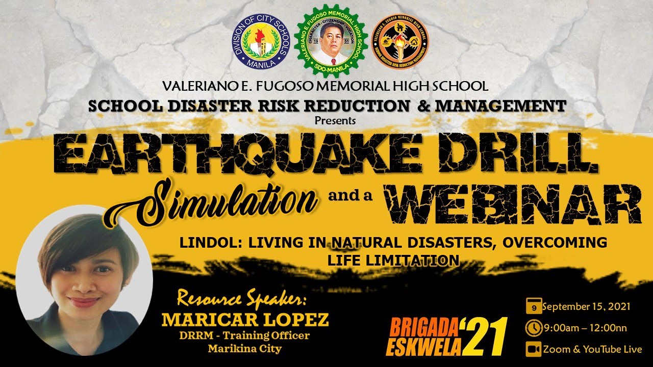 Earthquake Drill Simulation and a Webinar - YouTube