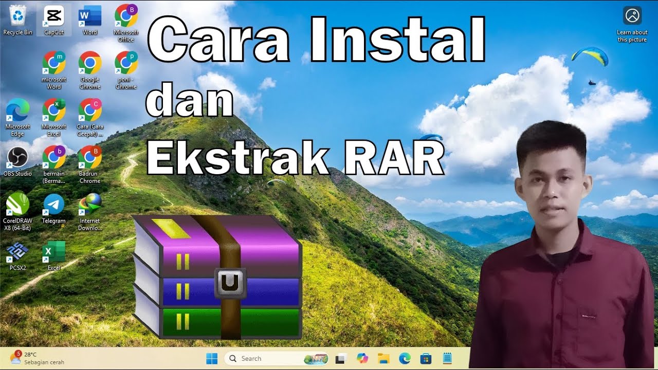 Cara Instal Winrar Dan Cara Menggunakanya Pada Laptop di Windows 11 ...