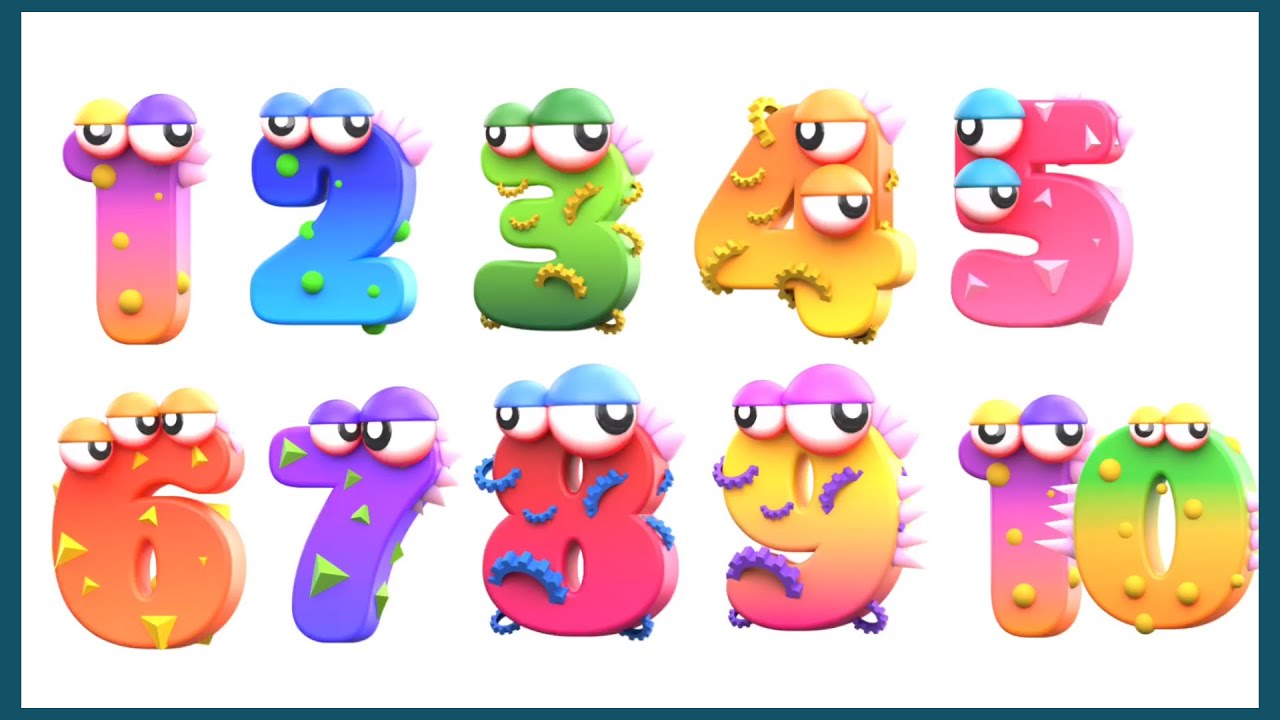 1-10 Learning Numbers for Preschoolers l Count to 10 l One Two Three l ...