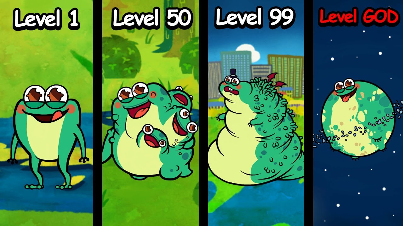 EVOLUÍ UM SAPO MUTANTE ATÉ ELE ENGOLIR UM PLANETA! - Toadled - YouTube