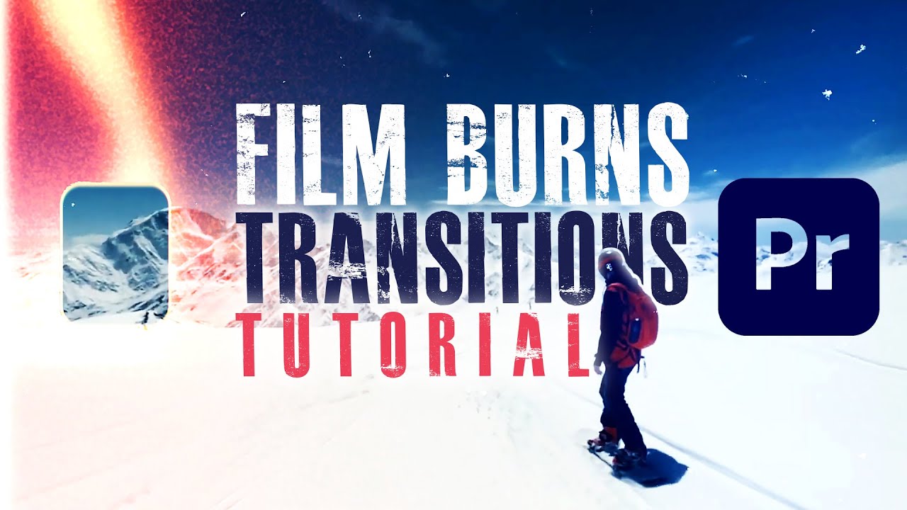 Tutorial: Film Burn Transitions in minutes in Premiere Pro - YouTube