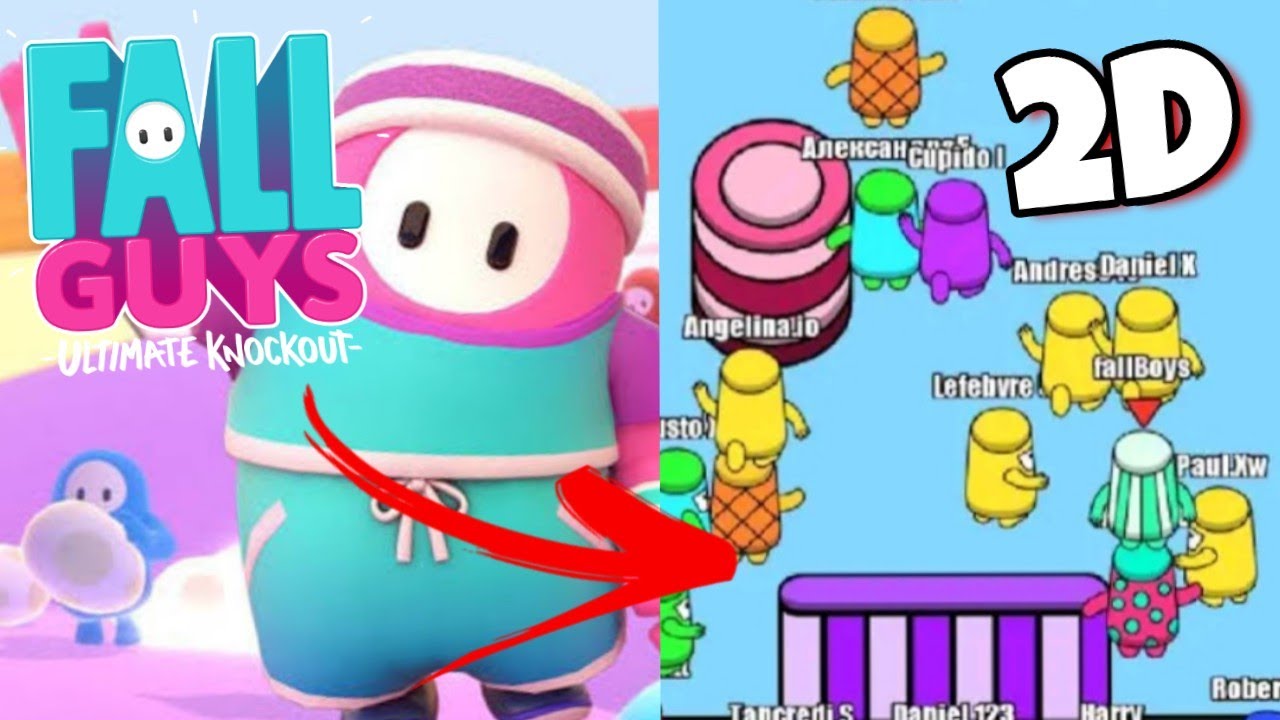 Fall Guys Pero En 2D - YouTube