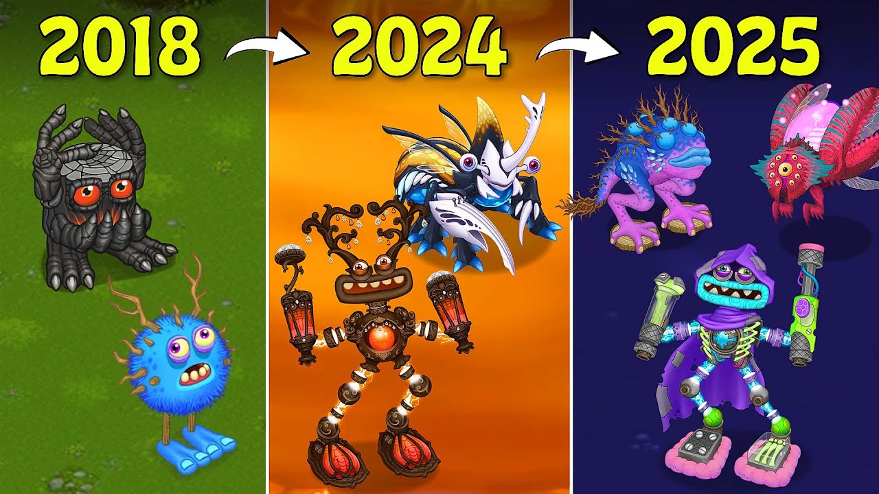 All Epic Monsters Release Dates (2018 - 2025) | My Singing Monsters ...