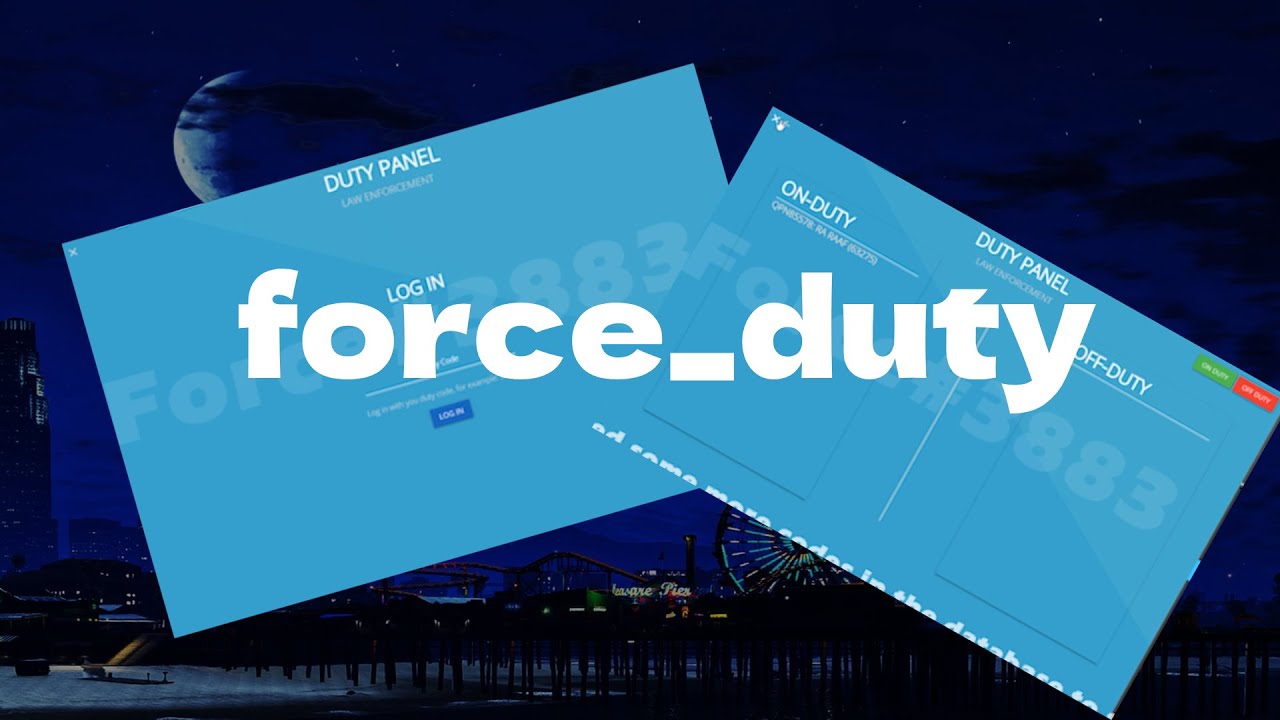force_duty | QBCORE, REVOKED, ESX | FiveM Scripts - YouTube
