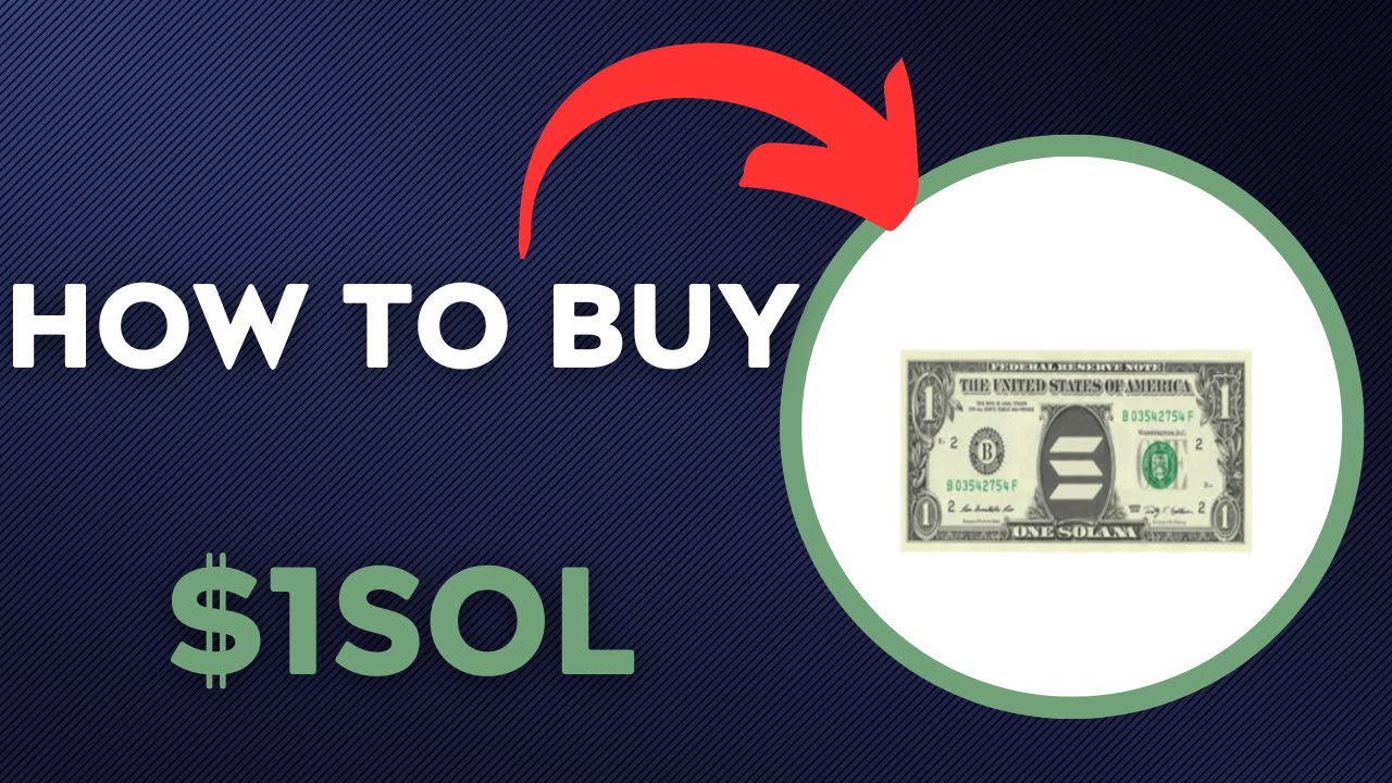 How To BUY $1SOL – just buy 1 sol of this coin TOKEN CRYPTO COIN IN 60 SECONDS - YouTube