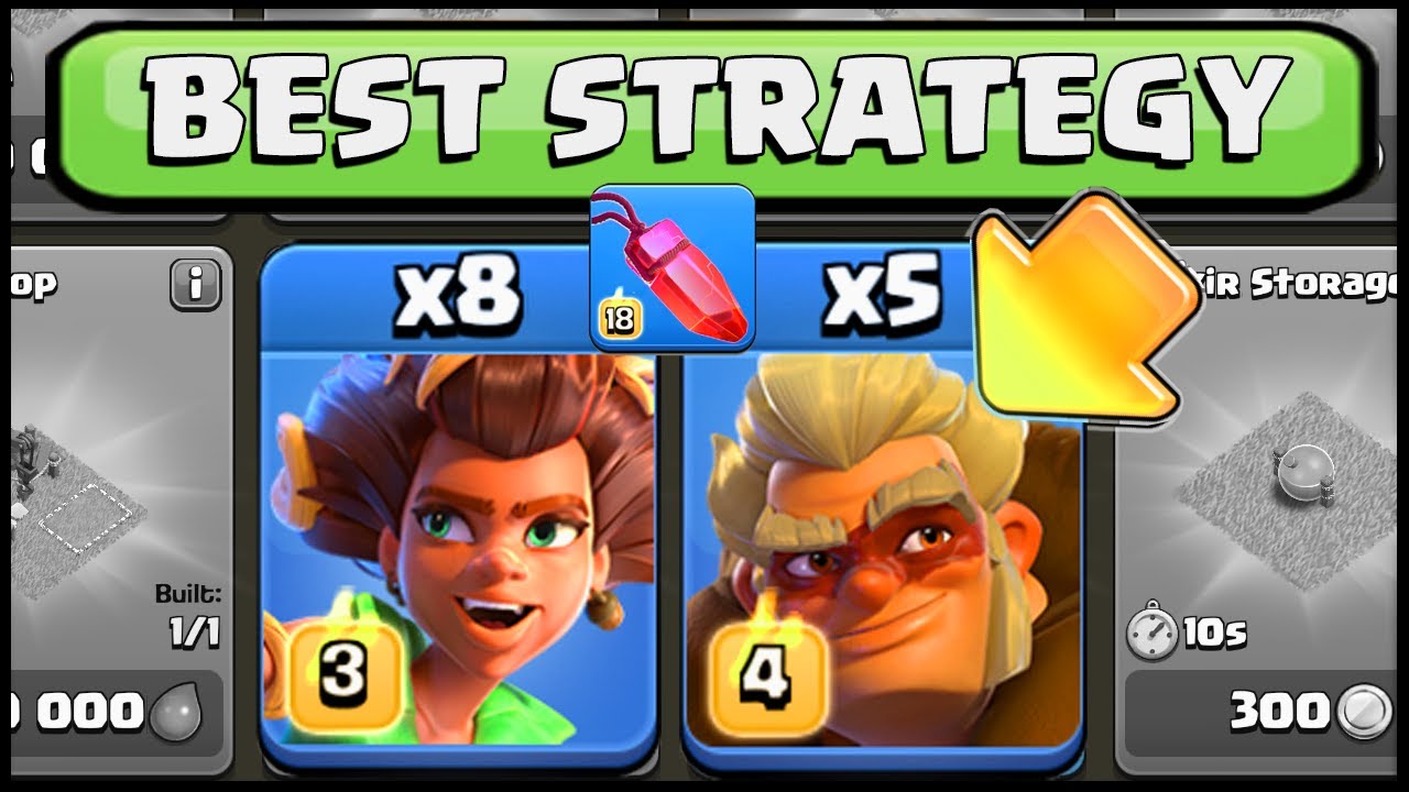 Druid, Root Rider & Rage Gem TRIPLES Everything in Clash of Clans ...