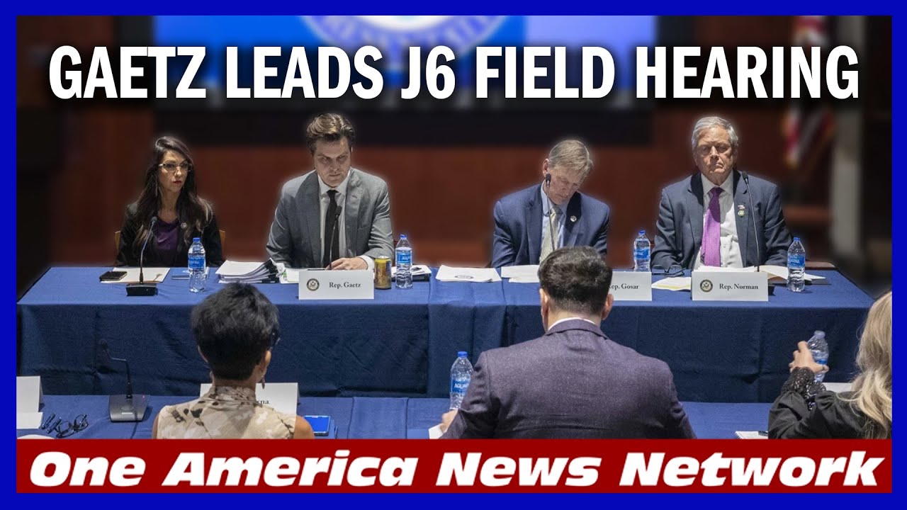 WATCH: OAN Reports on the First GOP Led January 6th Hearing Hosted by ...
