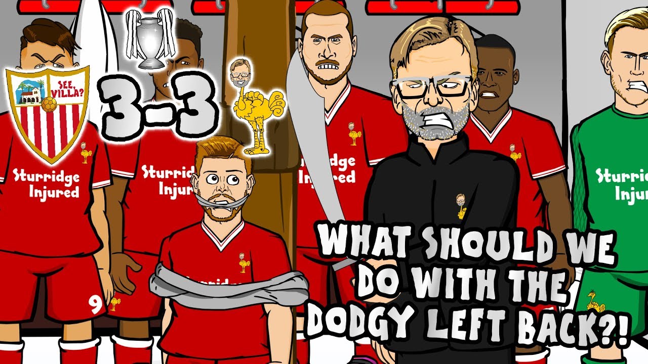 😲3--3! SEVILLA vs LIVERPOOL😲"What should we do with the Dodgy Left Back ...