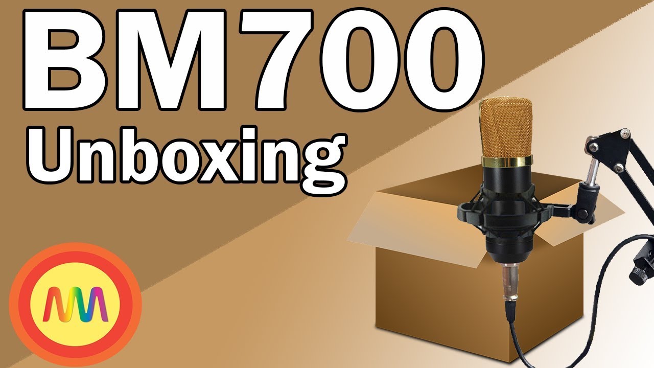 Unboxing e teste do microfone BM 700 + Phantom Power 48v - YouTube