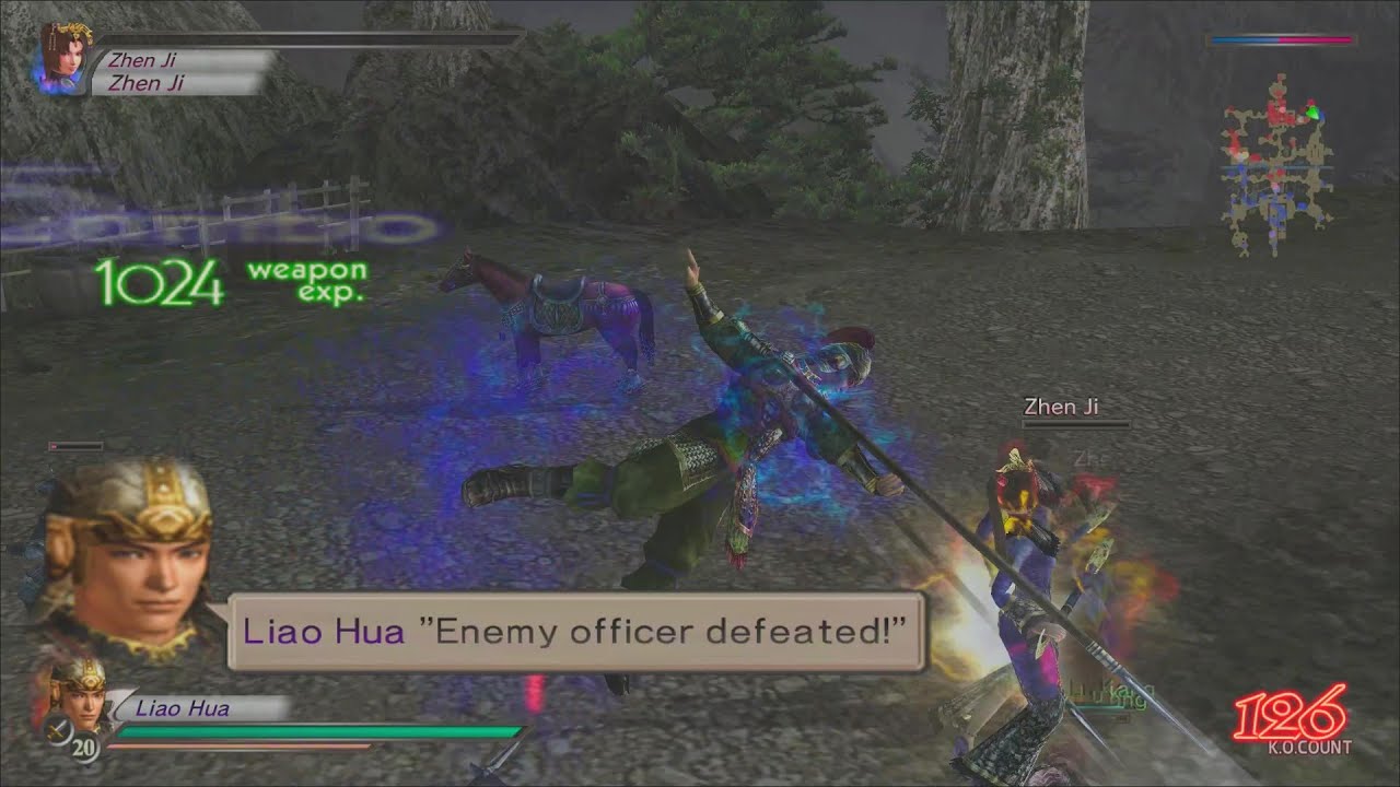 Dynasty Warriors 4 - Liao Hua's Fight at The Wu Zhang Plains - YouTube