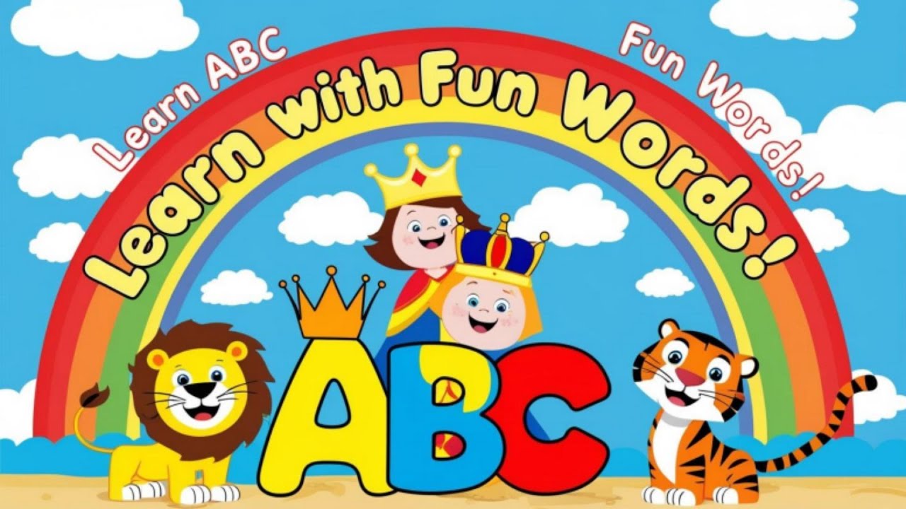 Fun Alphabet words 4 Kids | Animated Alphabet learning | Cartoon ...
