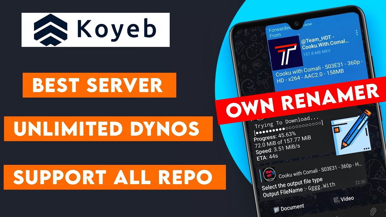 How to Deploy Telegram Rename bot using Koyeb tamil/TechMagazine - YouTube
