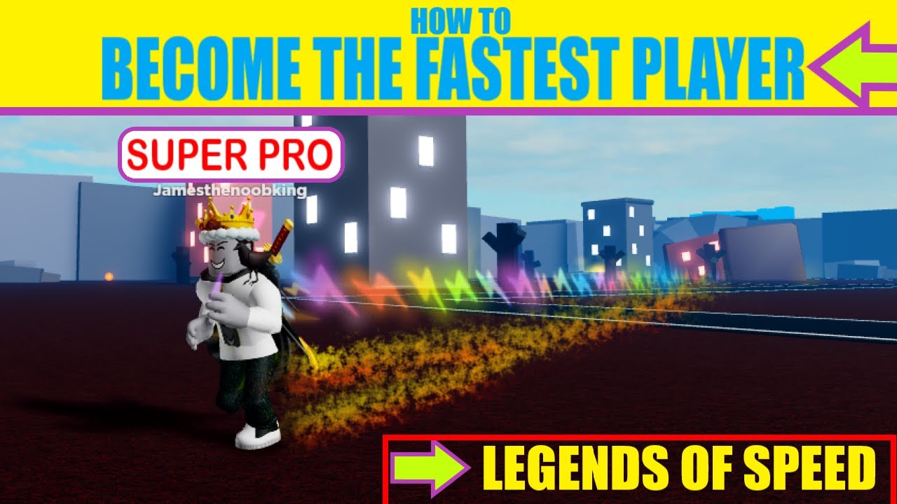 BECOME THE FASTEST PLAYER in LEGENDS OF SPEED (Roblox) - YouTube