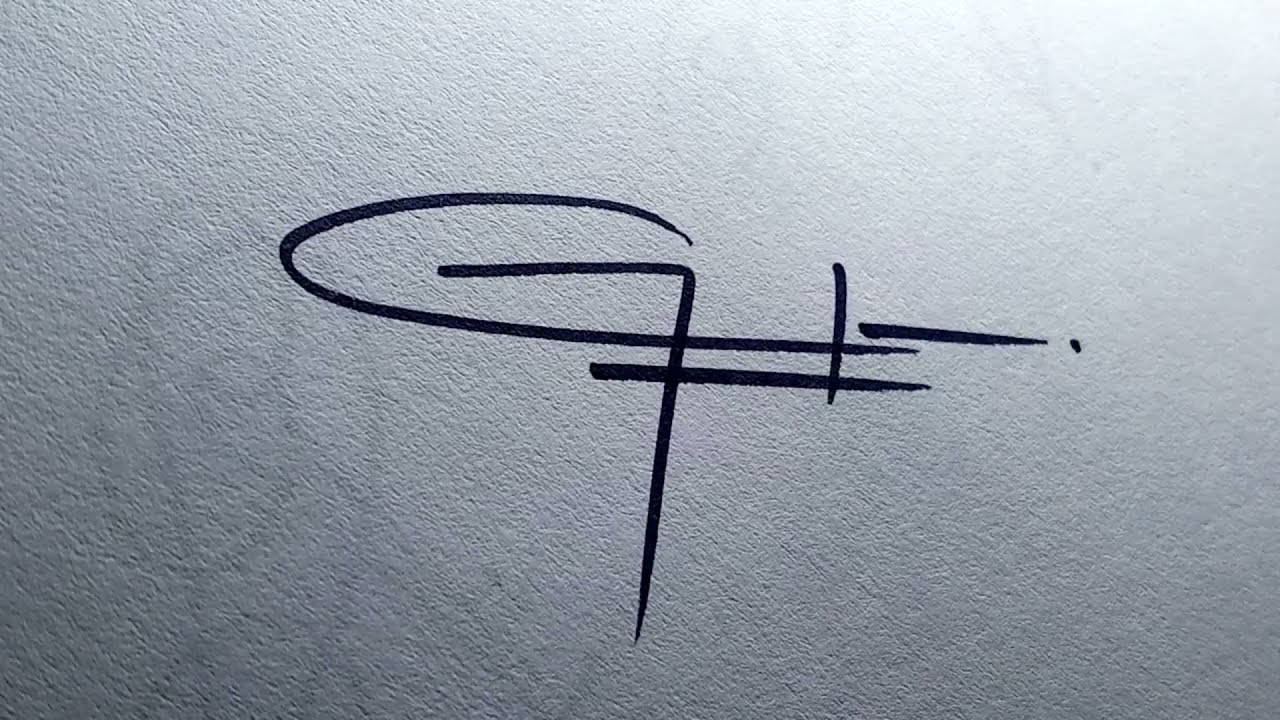 FIRMAS MINIMALISTAS CON LA G (FIRMAS CON LA G) - YouTube