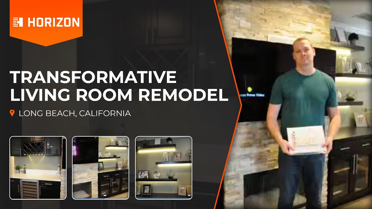 Transformative Living Room Remodel in Long Beach, CA! | Interior ...