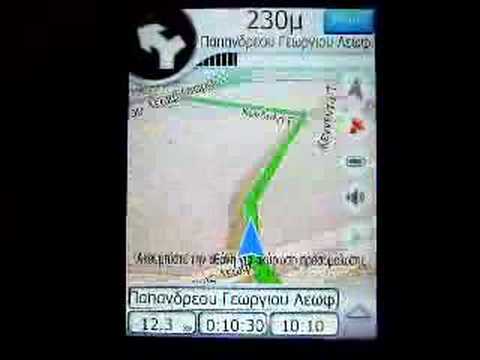 ETEN X800 run iGo 2006 plus - YouTube
