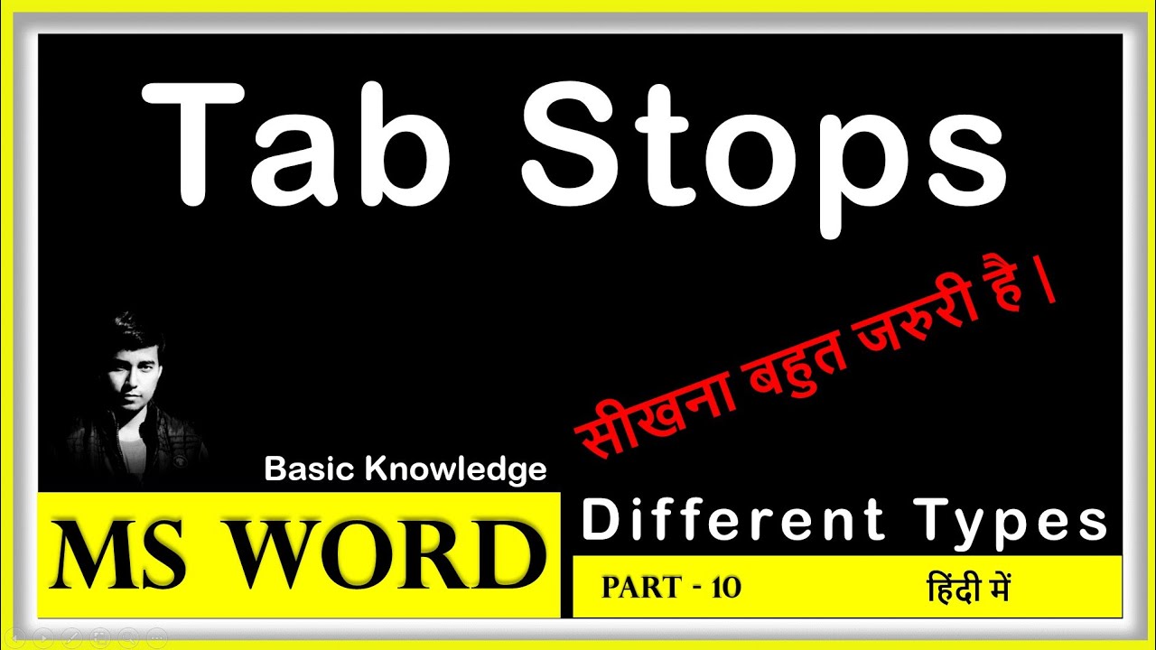 Types Of Tab Stops In MS Word How To Set Tab Stops In MS Word MS Types Of Tab Stops In MS Word How To Set Tab Stops In MS Word MS