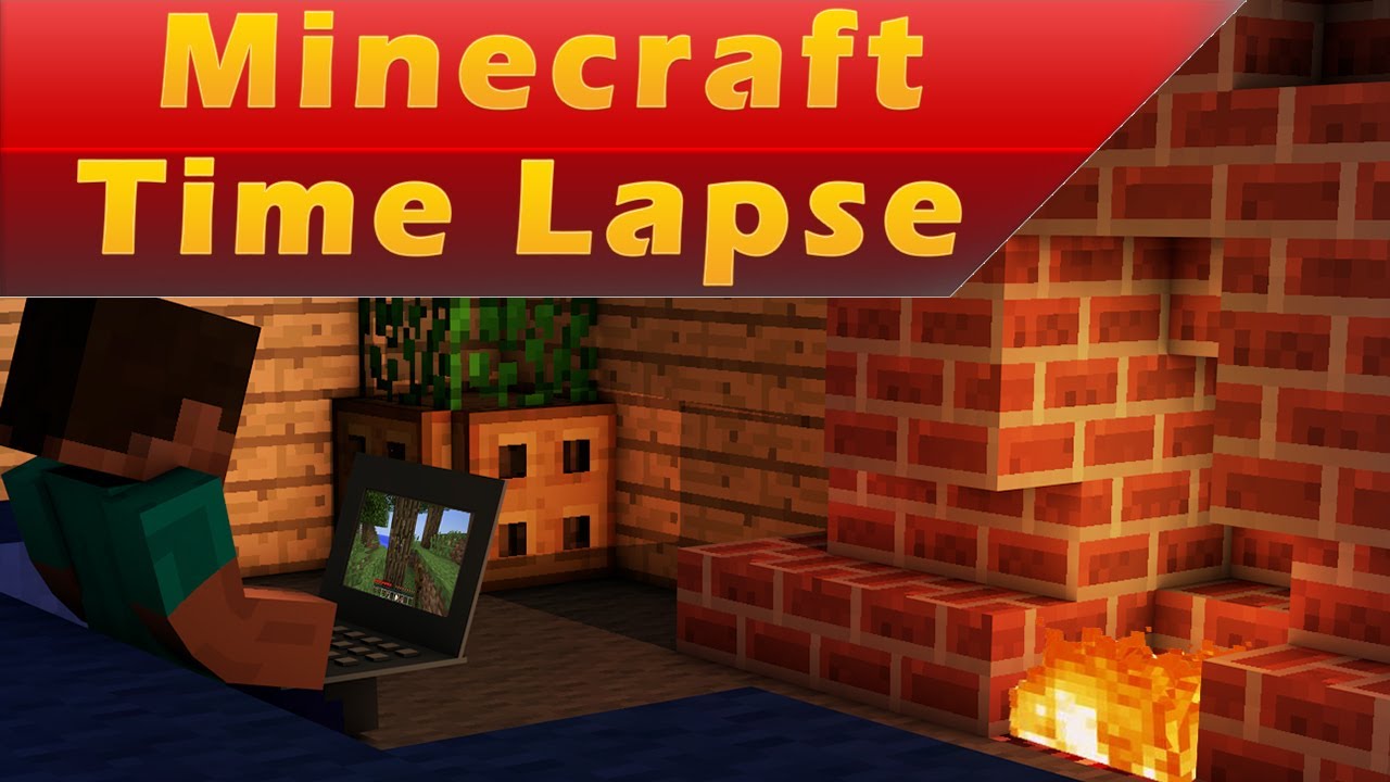 Minecraft Time Lapse Animation Scene: Playing Minecraft in Minecraft ...