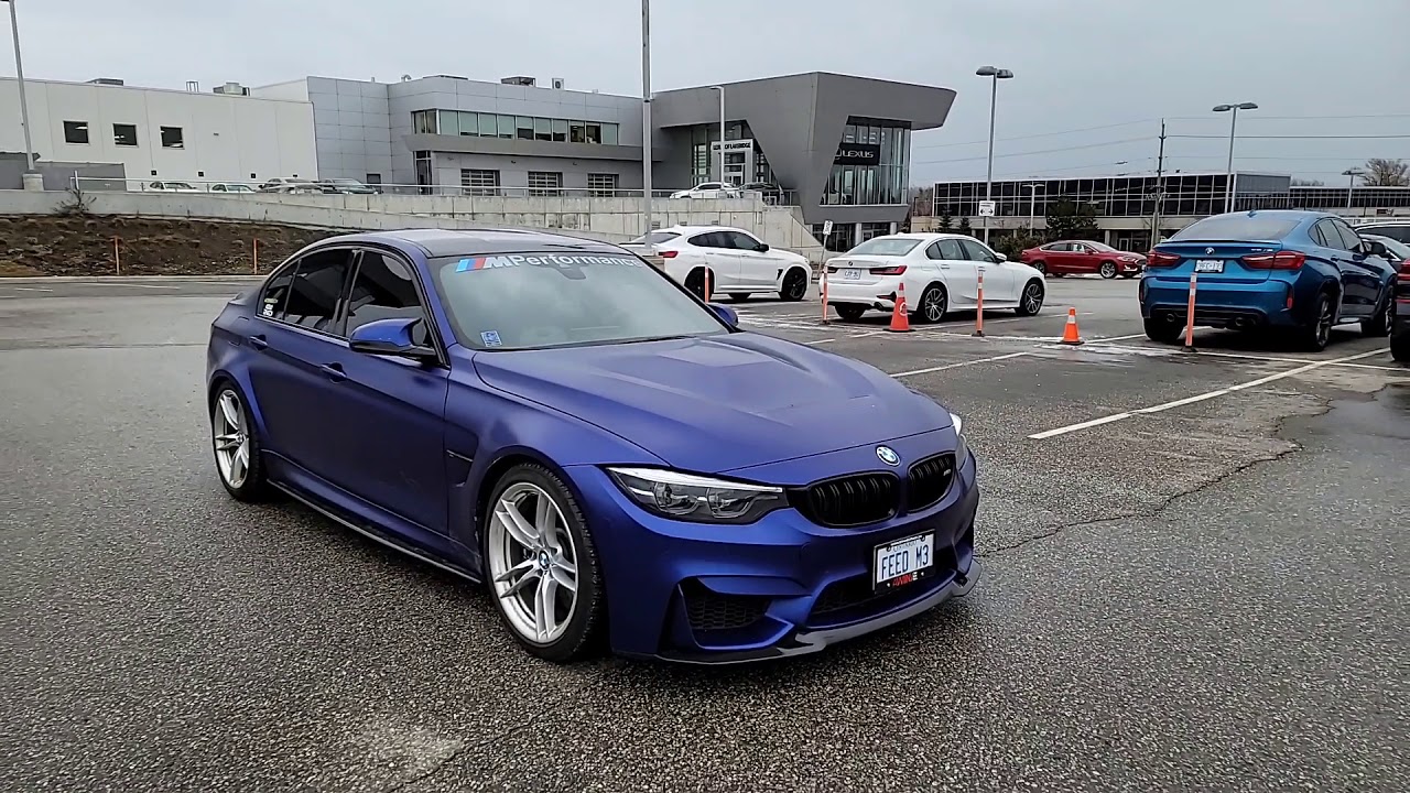 F80 BMW M3 CS Frozen Dark Blue Metallic II - YouTube