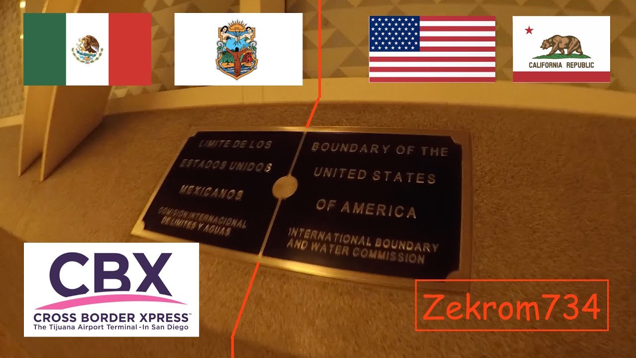 Crossing the CBX bridge on June 16, 2017 to the Tijuana International ...