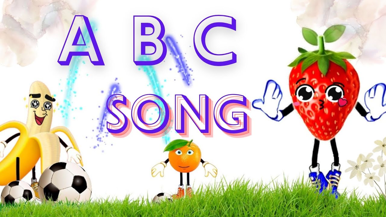 Learn ABC's With Fruity Friends 🍓🍌🍎🍊 | ABCD Song For Baby | ABC Rhymes ...