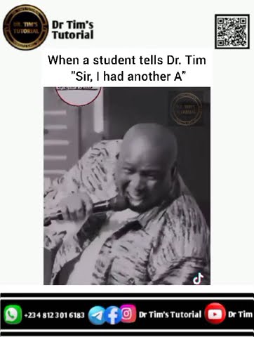 When a student gets an A.😂 #drtim - YouTube