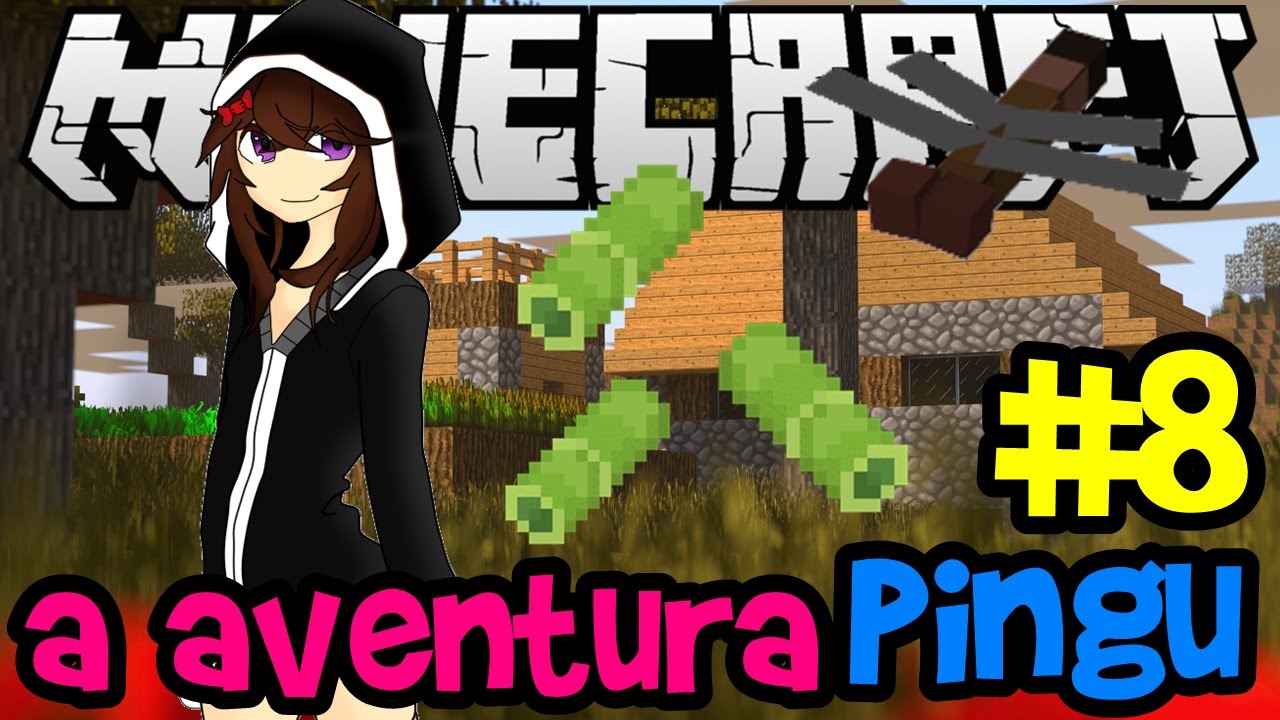 A Aventura Pingu #8 - Vila de 1 Pessoa e 2° Portal! - Minecraft - YouTube