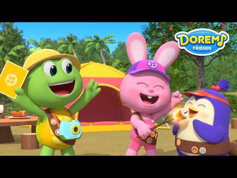 Camping Day│Doremi 10 Minute Songs│Happy Camping Song│Doremi Friends - Nursery Rhymes